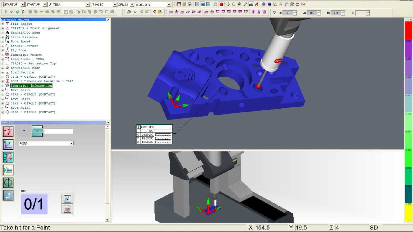 Đào tạo lập trình và vận hành máy đo CMM trên phần mềm PC-DMIS CAD